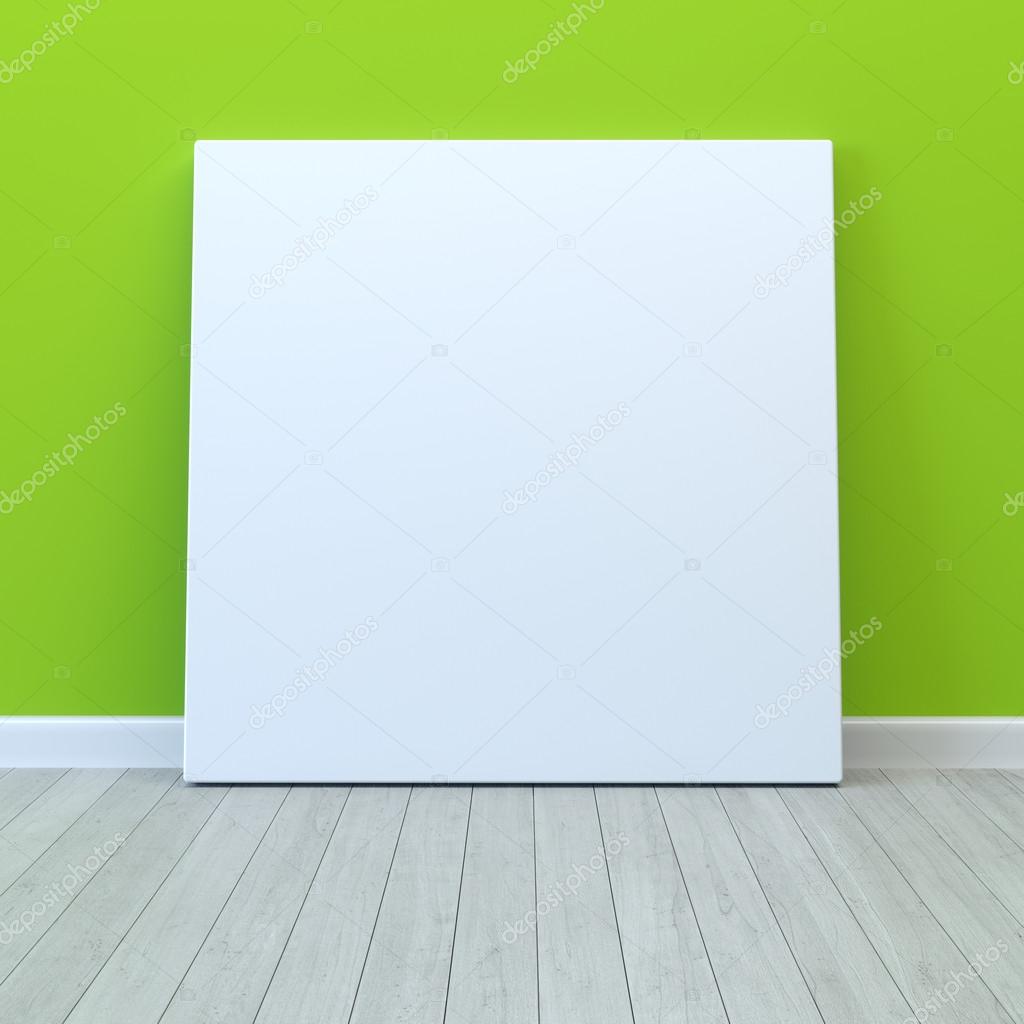 Blank poster in room — Stock Photo © Ed_Lefler #83320636