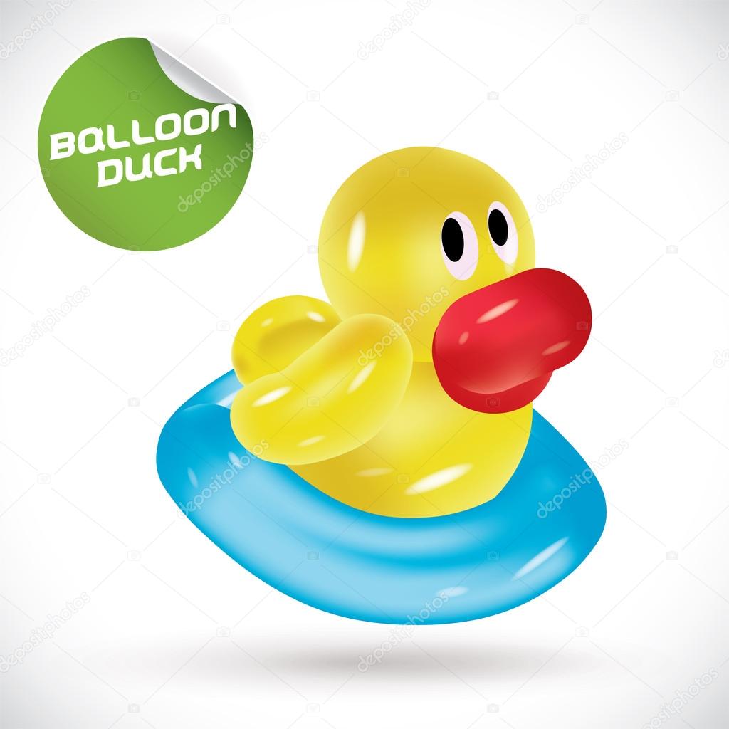 Balloon Duck Illustration Stock Vector Image by ©olexius #80677834