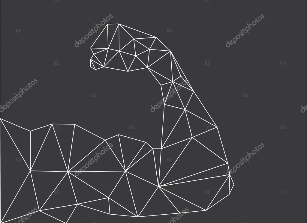 Muscle men abstract Stock Vector by ©duron0123 54651723