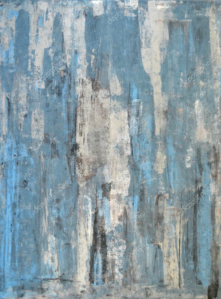 Grey and Blue Abstract Art Painting Stock Photo by ©t30gallery 57873221