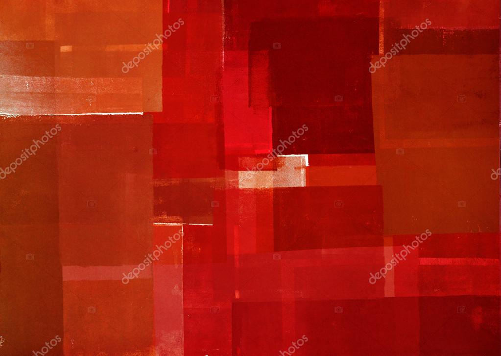 Red Abstract Art Painting — Stock Photo © t30gallery #95150800