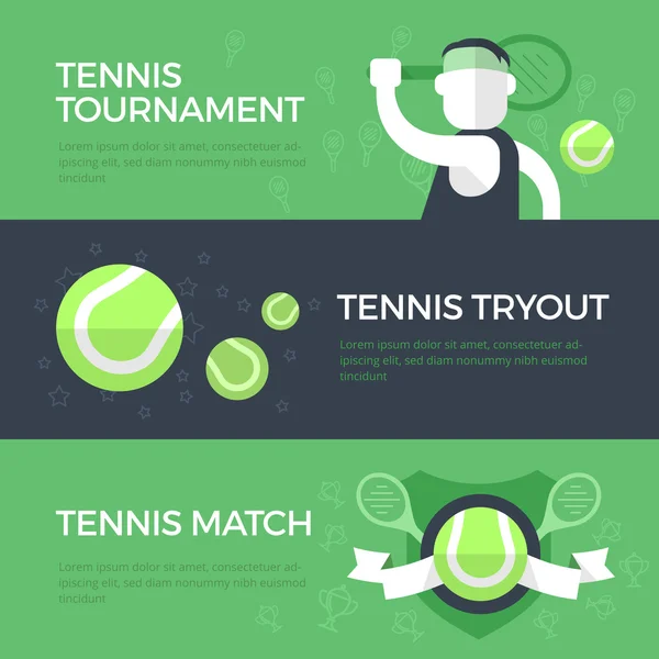 Tennis banner Stock Vectors, Royalty Free Tennis banner Illustrations ...