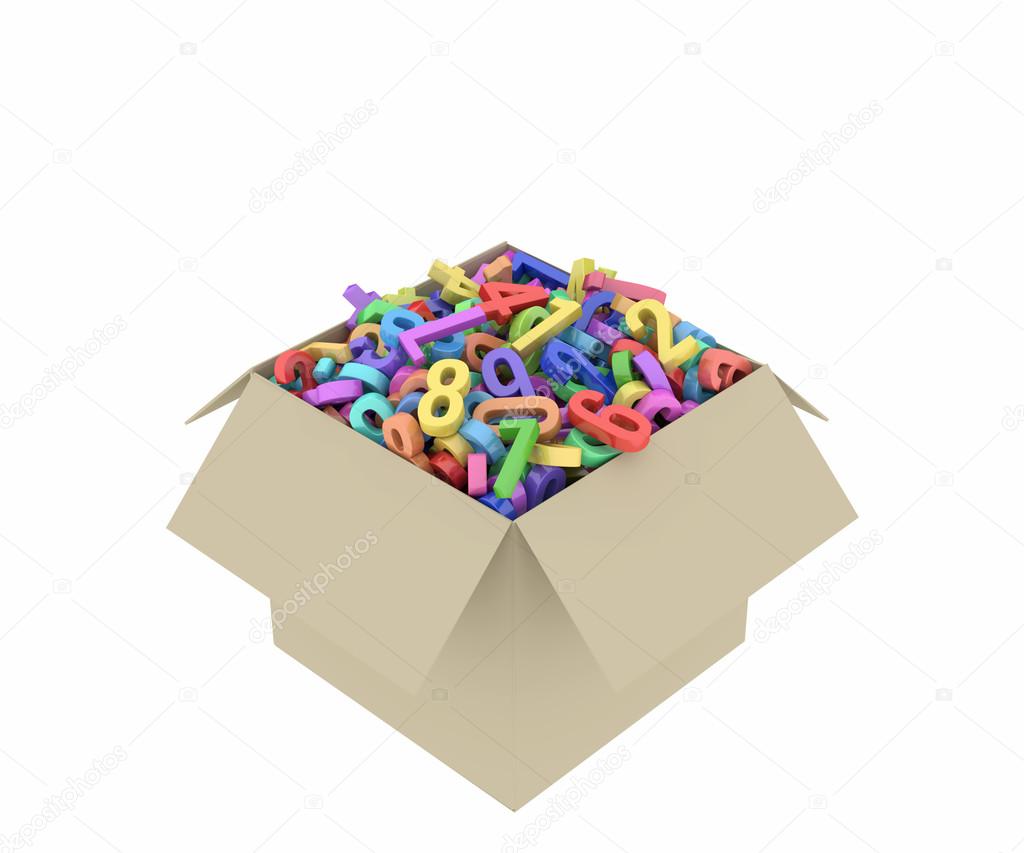 Cardbox and numbers Stock Photo by ©JumboX 98561044