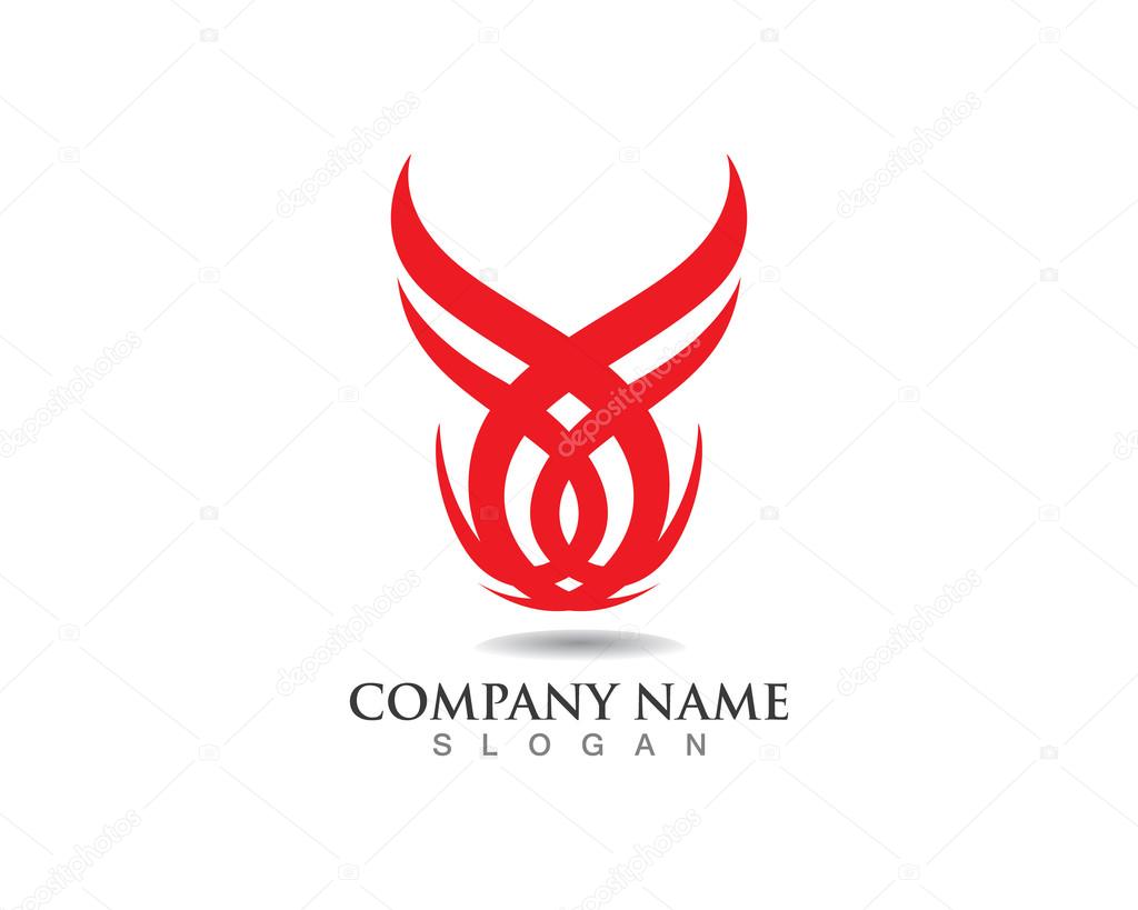 Fire f logo red Stock Vector by ©elaelo 103082948