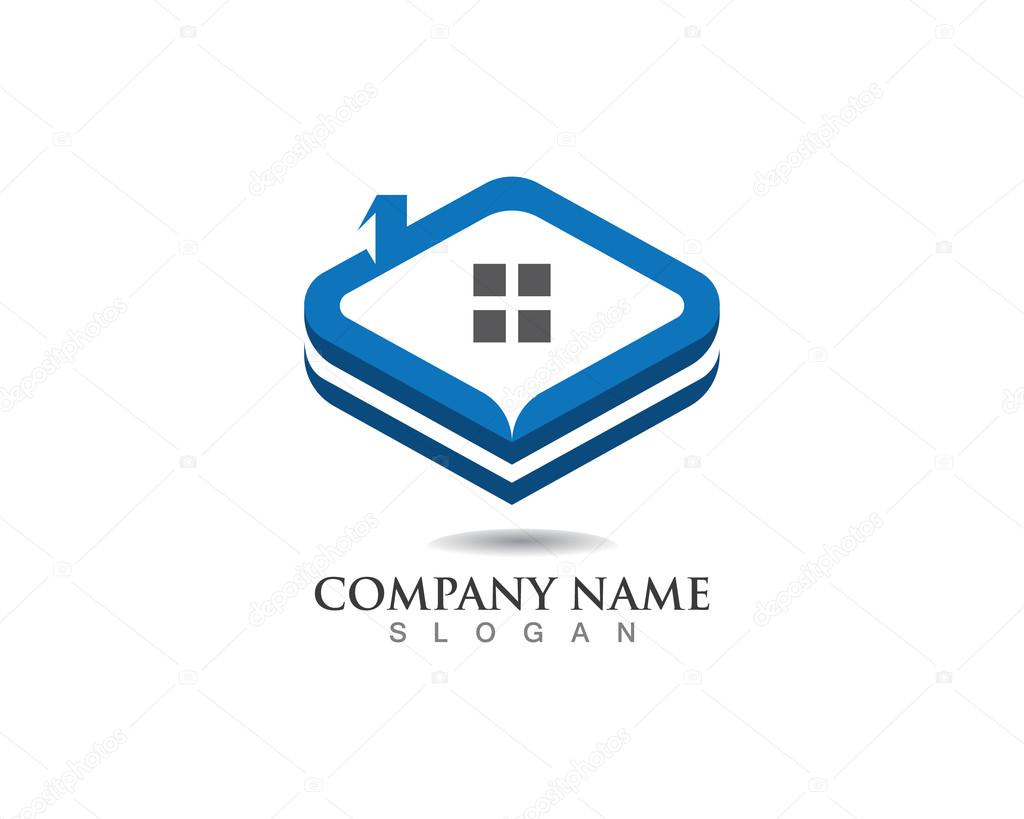 Building and home finance logo Stock Vector by ©elaelo 103207834