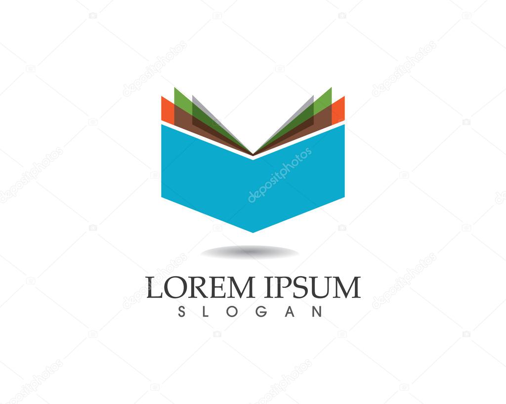 Book reading logo Stock Vector Image by ©elaelo #108987718