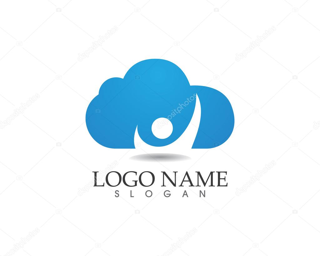 CLOUD lOGO INTERNET AND SHARING Stock Vector Image by ©elaelo #118082144