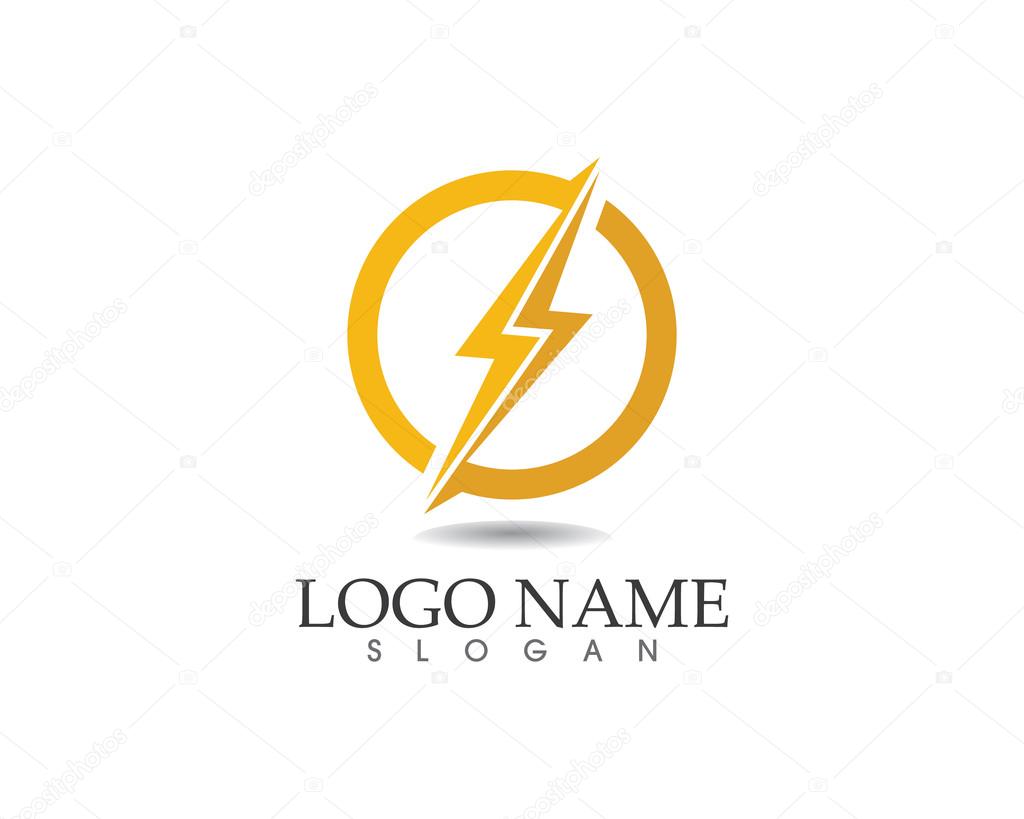 Flash Power Logo und Symbol Stock-Vektorgrafik von ©elaelo 121150796