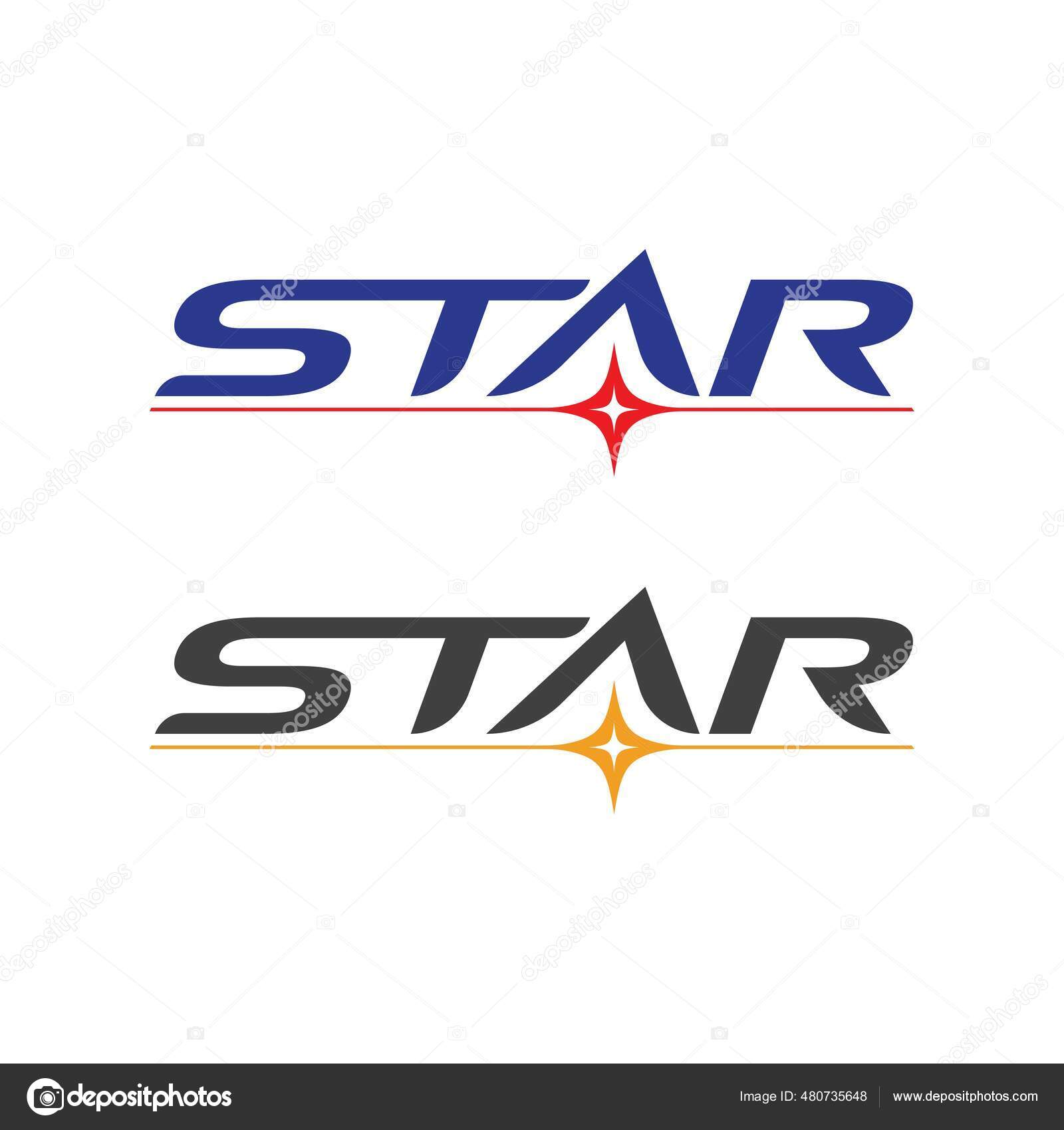 Star Text Template Vector Illustration Design Stock Vector by ©elaelo ...