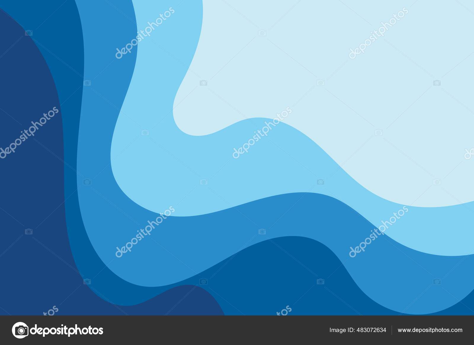 Abstract Wave Background Design Illustration Template Stock Vector by ...