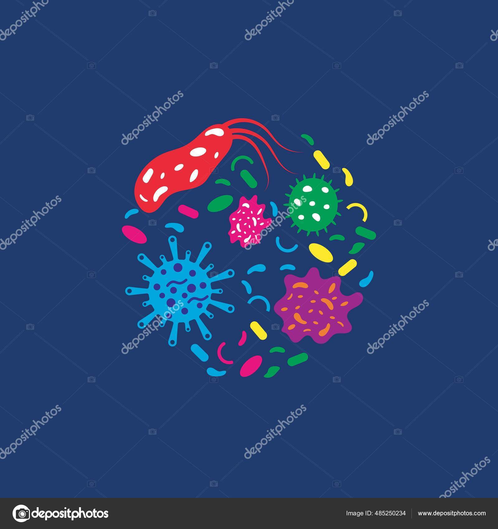 Virus Vector Illustration Icon Template Design Stock Vector by ©elaelo ...