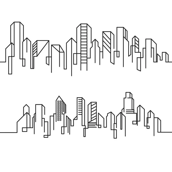 City Outline Drawing