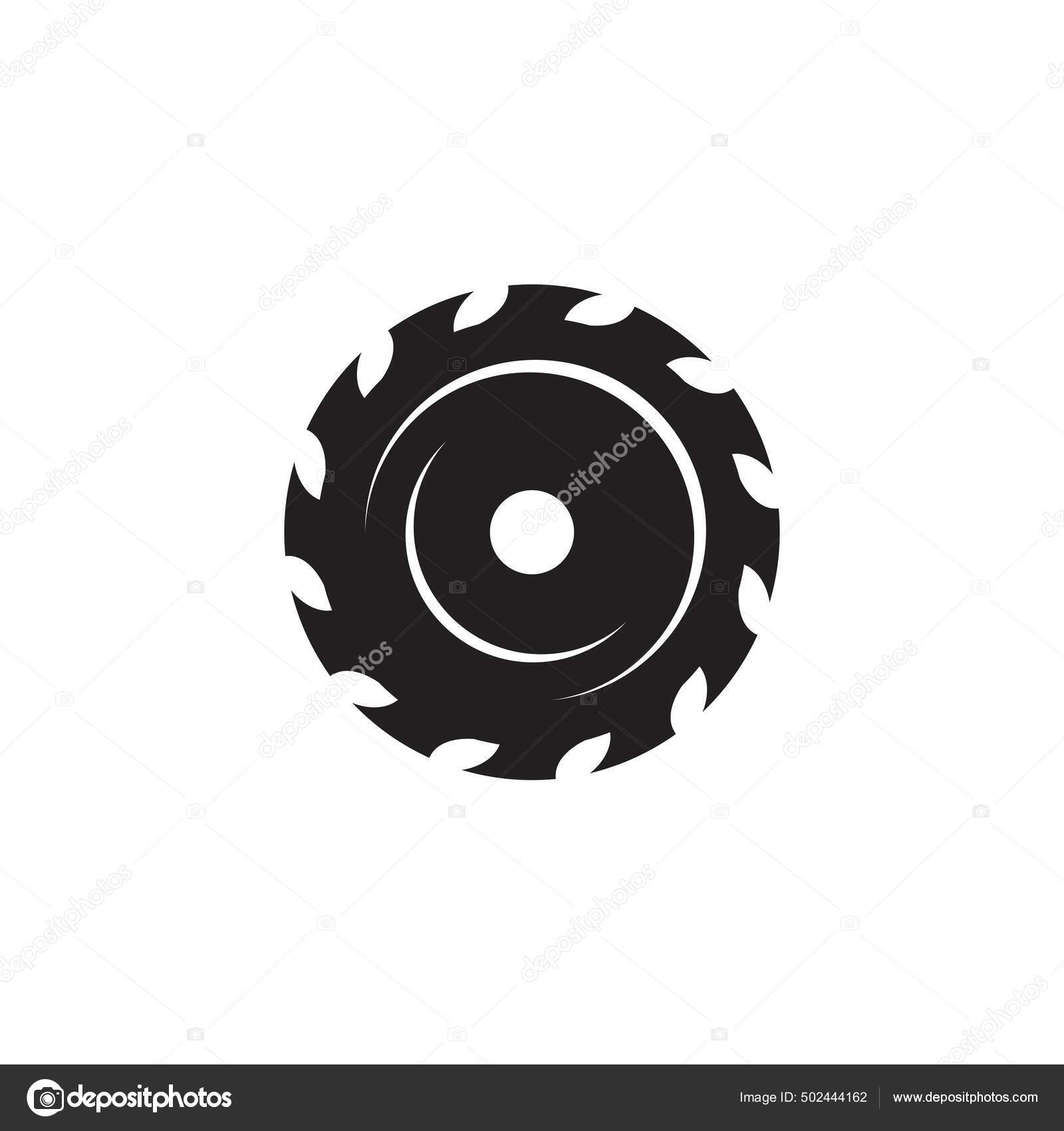 Industrial Saw Vector Illustration Icon Design Template Stock Vector ...