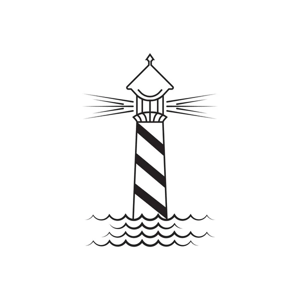 Simple Lighthouse Tattoo Drawing
