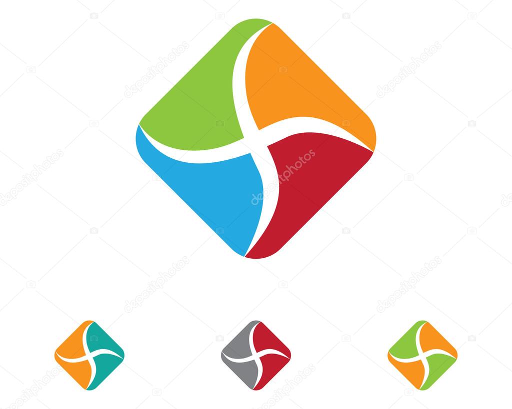 Logo de color 4 muestras Vector de stock #80012754 de ©elaelo