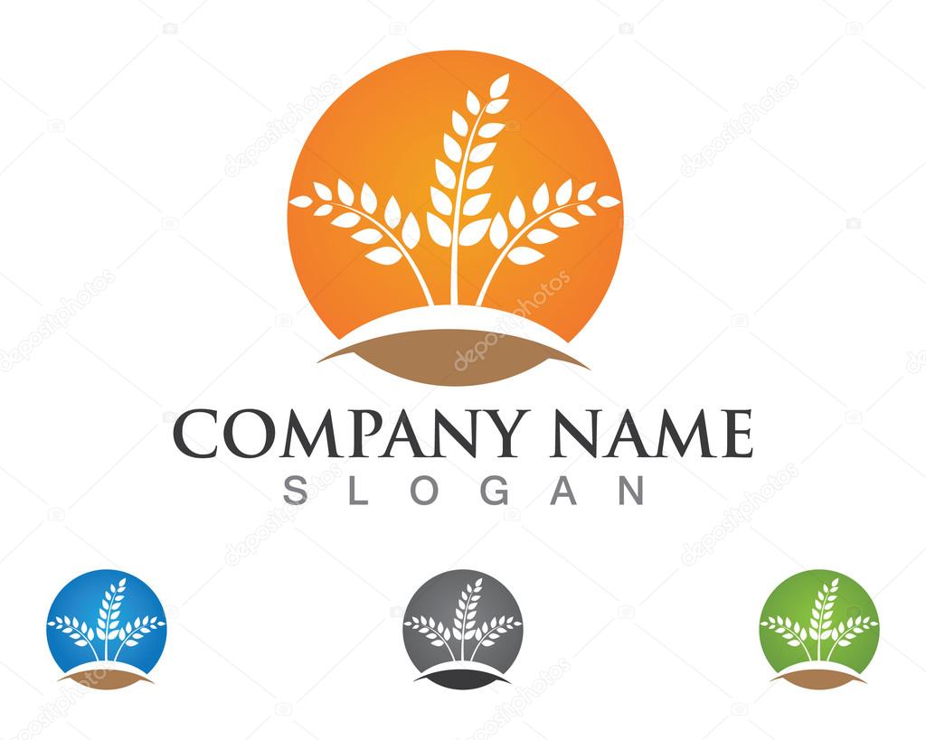 Rice symbol logo — Stock Vector © elaelo #82987604