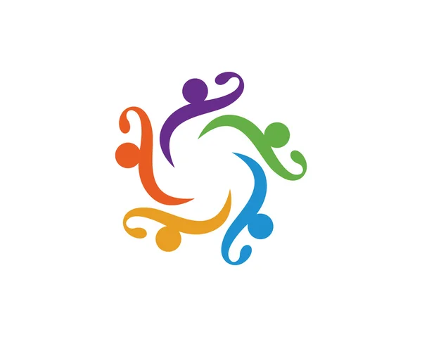 Community group people education logo Stock Vector by ©elaelo 123682272