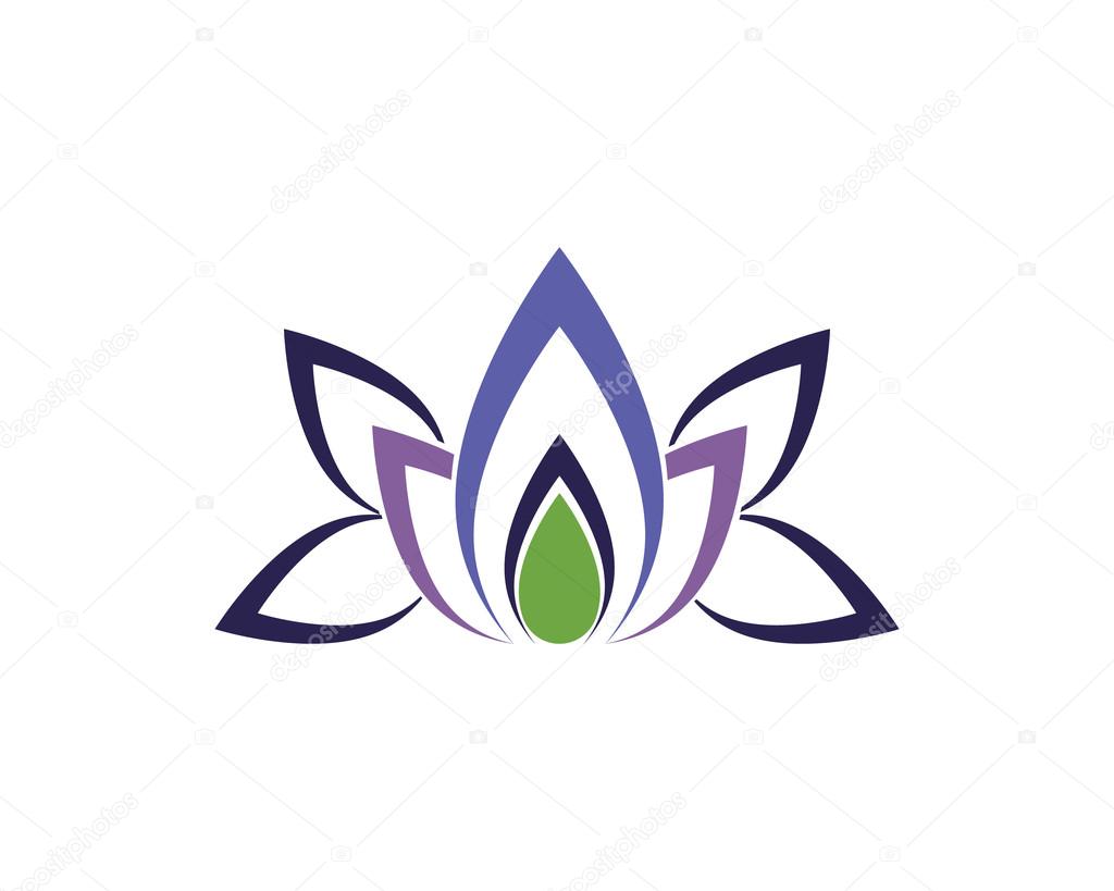 Spa Flower Logos Minimalist Line Art Fashion, Beauty, And Flower Logo