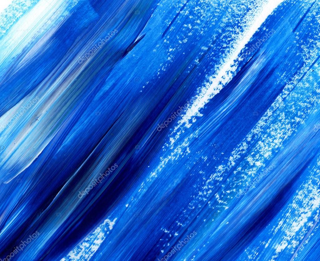 Paint Brush Texture Blue