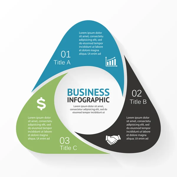 ᐈ 3 part infographic stock vectors, Royalty Free three part infographic ...