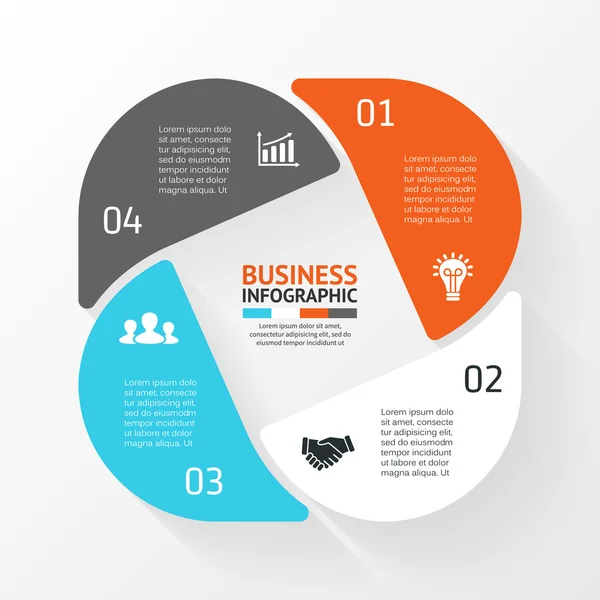 Vector circle infographic. Template for diagram, graph, presentation ...
