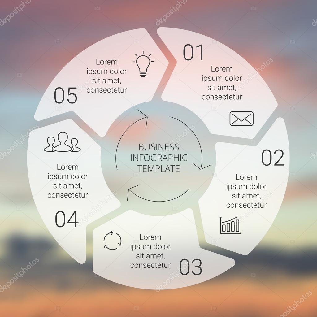 Circle line arrows infographic. Stock Vector Image by ©theseamuss #74653101