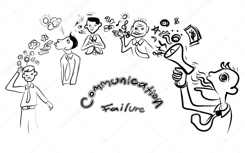 Communcation failure Stock Vector Image by ©hadkhanong1979 #54963479