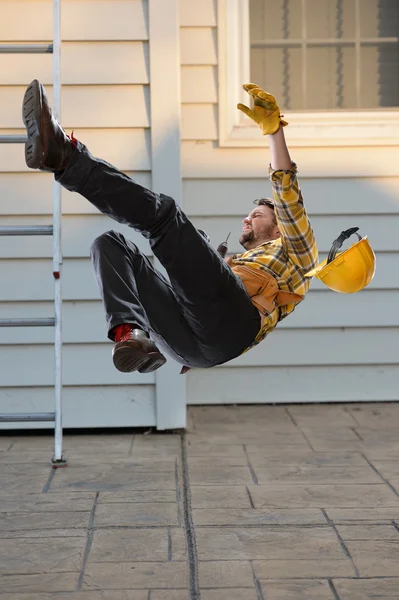 Falling from ladder Stock Photos, Royalty Free Falling from ladder ...