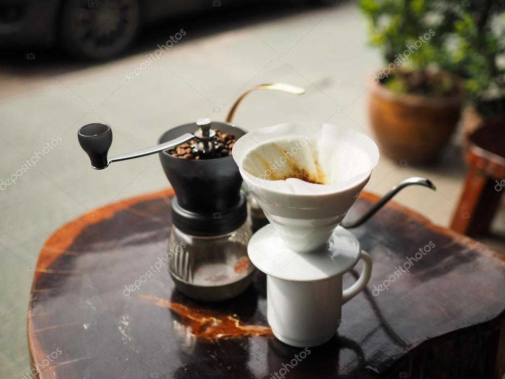 Drip coffee set Stock Photo by ©chayathon 56998223