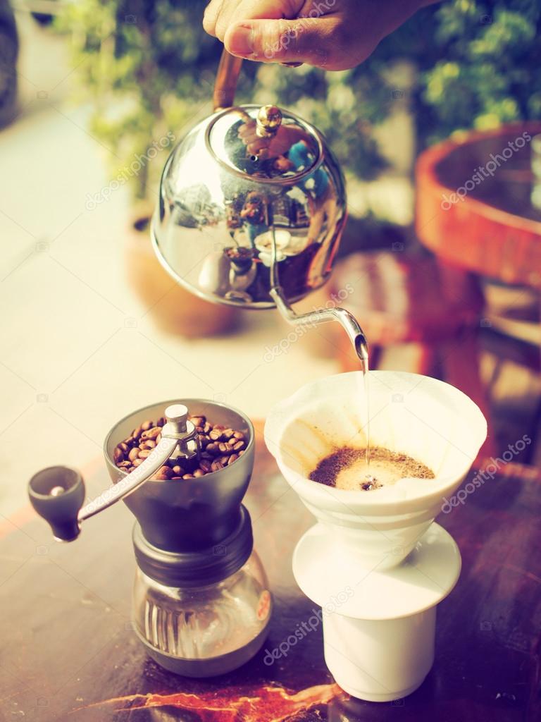 Drip coffee set Stock Photo by ©chayathon 56998425