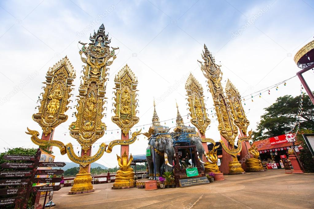 Golden Triangle - the border of Thailand, Burma and Laos — Stock Photo ...
