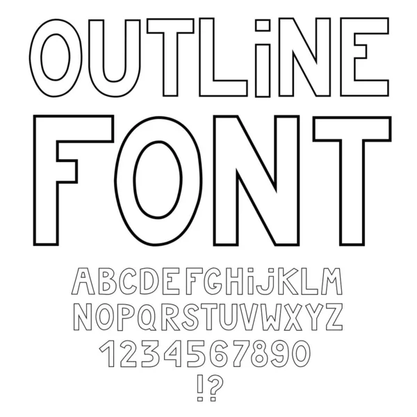 100,000 Outline font Vector Images | Depositphotos