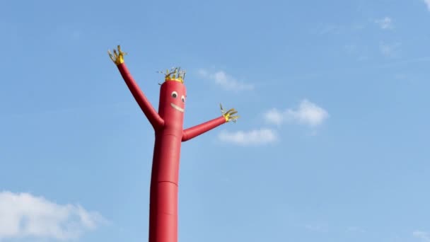 4K Red Wacky Waving Inflatable Arm Flailing Tube Man — Stock Video ...