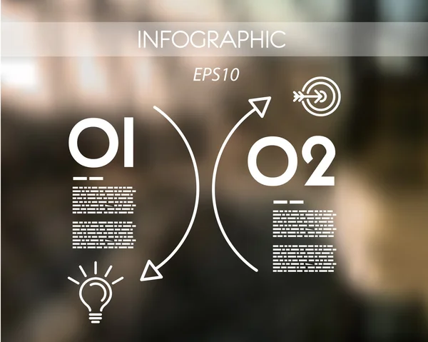 Orange abstract technical infographic layout with rings Stock Vector by ...