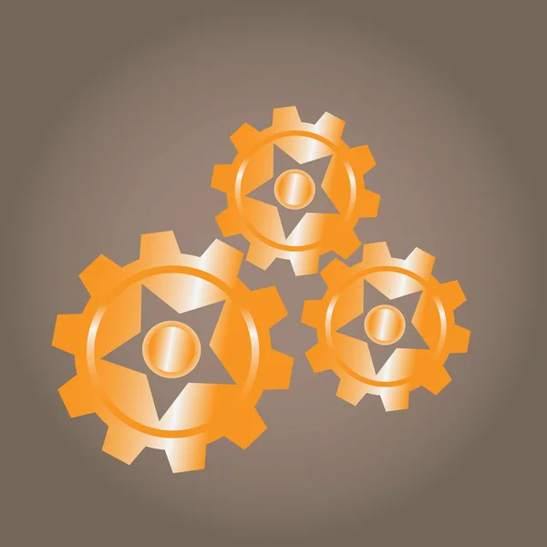 Vector image of cogs and people. Stock Vector Image by ©kozzi2 #108739640