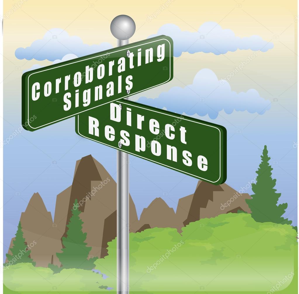 letrero con se ales de corroboraci n y respuesta directa. 2024