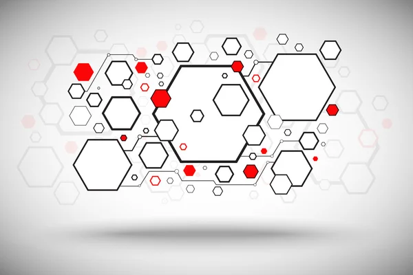 Set of hexagonal cells — Stock Vector © nick8889 #56631117