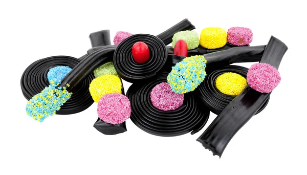 Liquorice Catherine Wheel Sweets Stock Photo by ©philkinsey 44621427