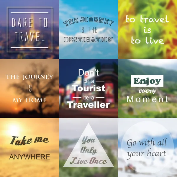 Travel quotes Vector Art Stock Images | Depositphotos