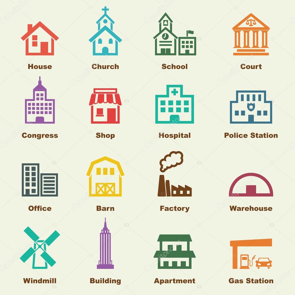 Building elements Stock Vector Image by ©tulpahn #79097222