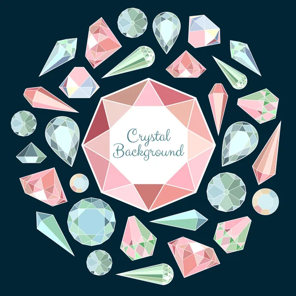 Seamless pastel diamonds pattern. Background with colorful gemst Stock ...