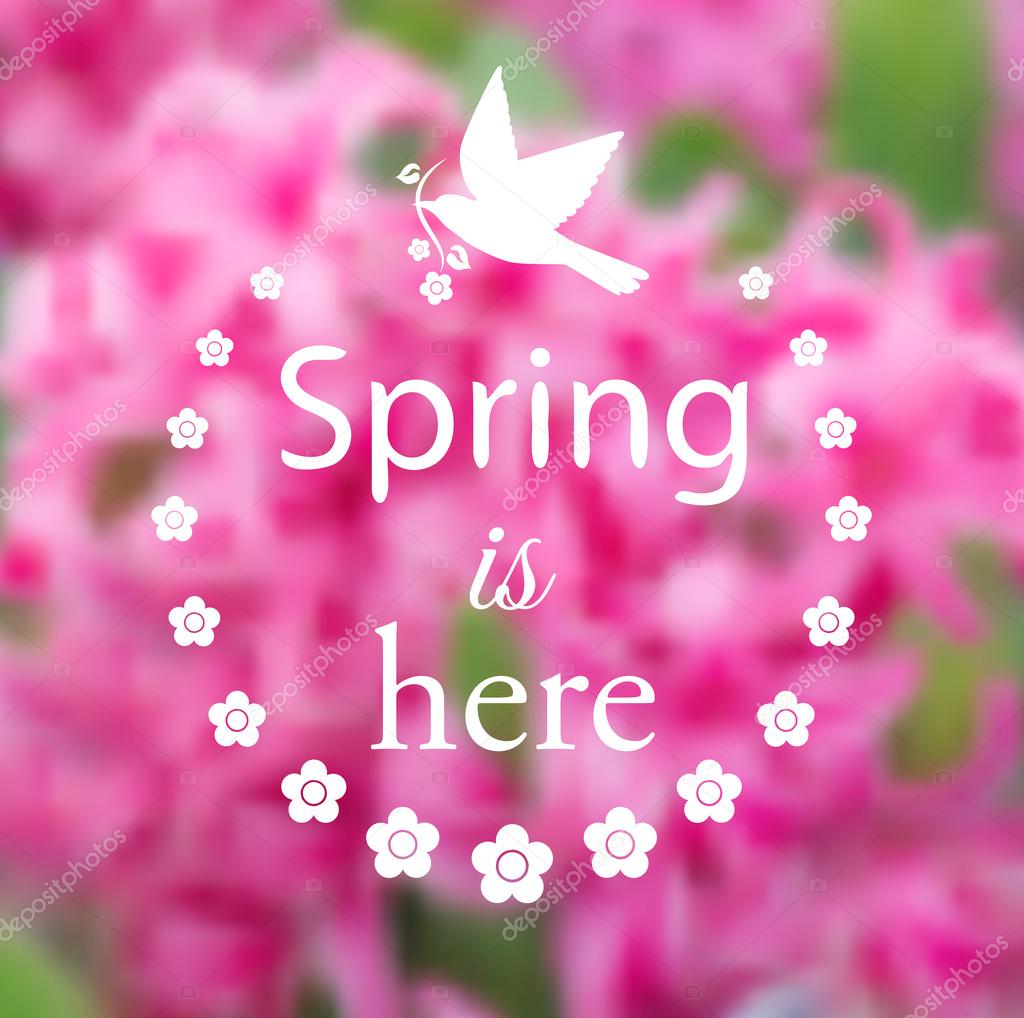 Spring blurry background Stock Vector Image by ©Prikhnenko #67108519