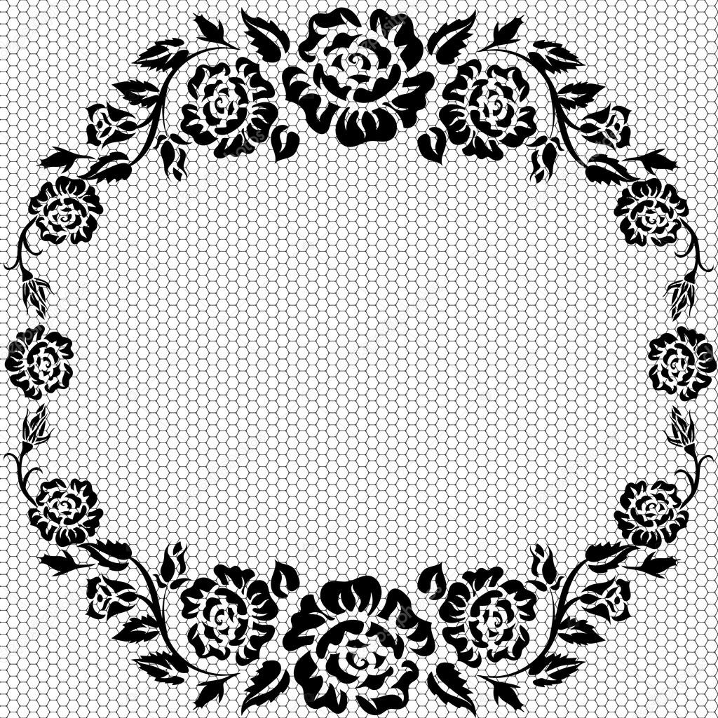 Roses frame — Stock Vector © Prikhnenko #67188207