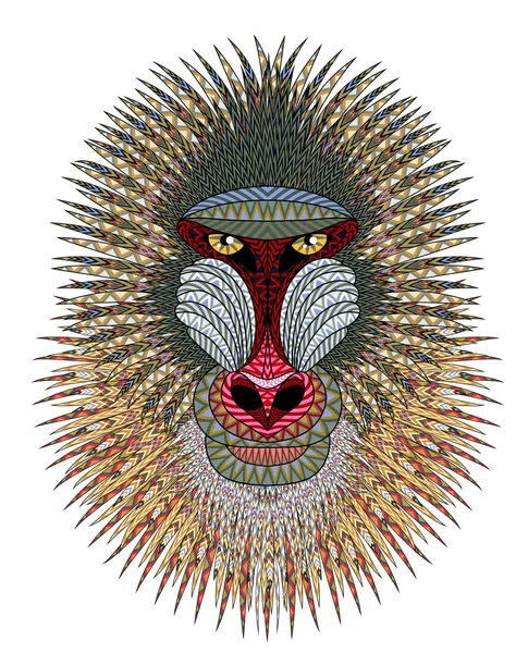 ᐈ Mandrill design stock vectors, Royalty Free mandrill illustrations ...