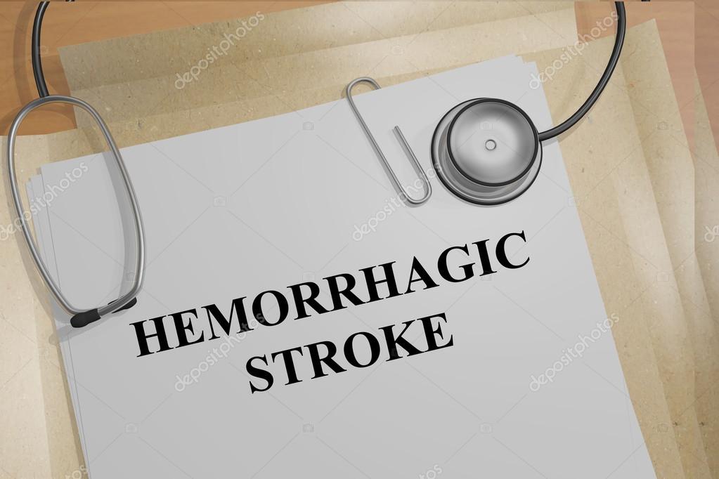 Hemorrhagic Stroke concept — Stock Photo © Premium_shots #102597880