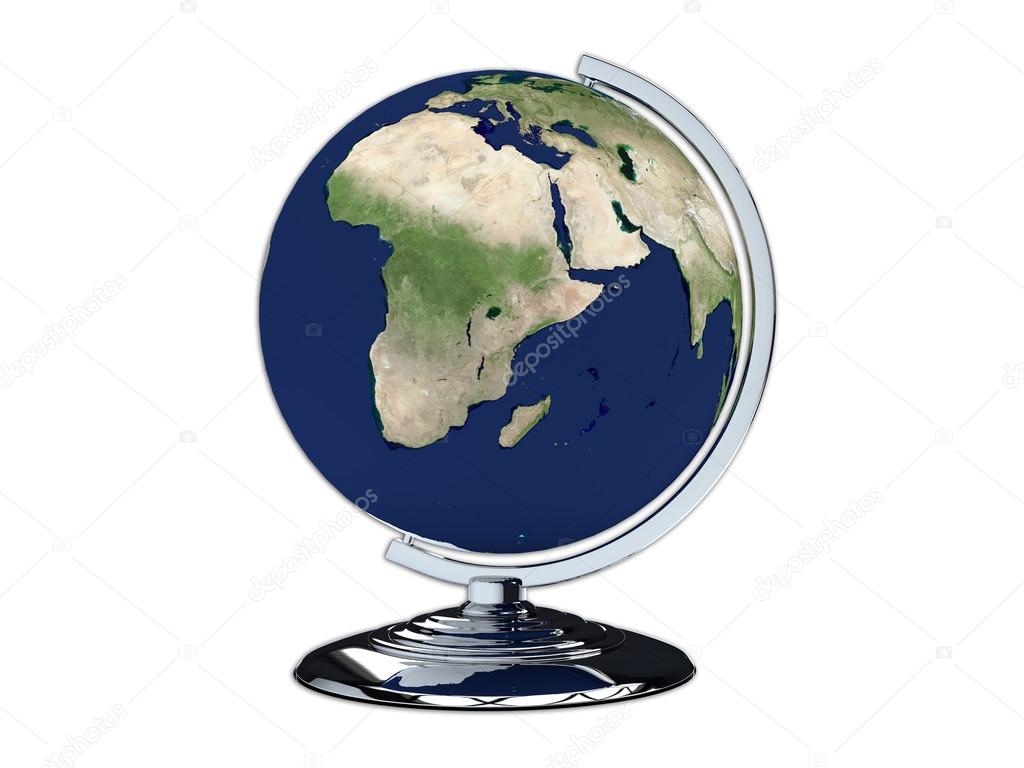 3d Render Illustration Of Classroom Globe Stock Illustration by ...