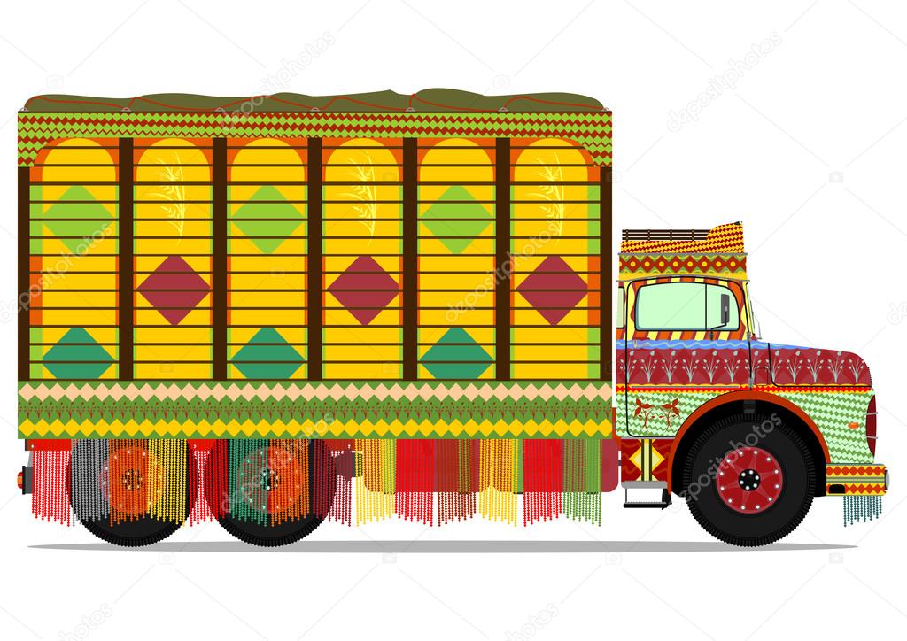 Pakistani Bus Vector