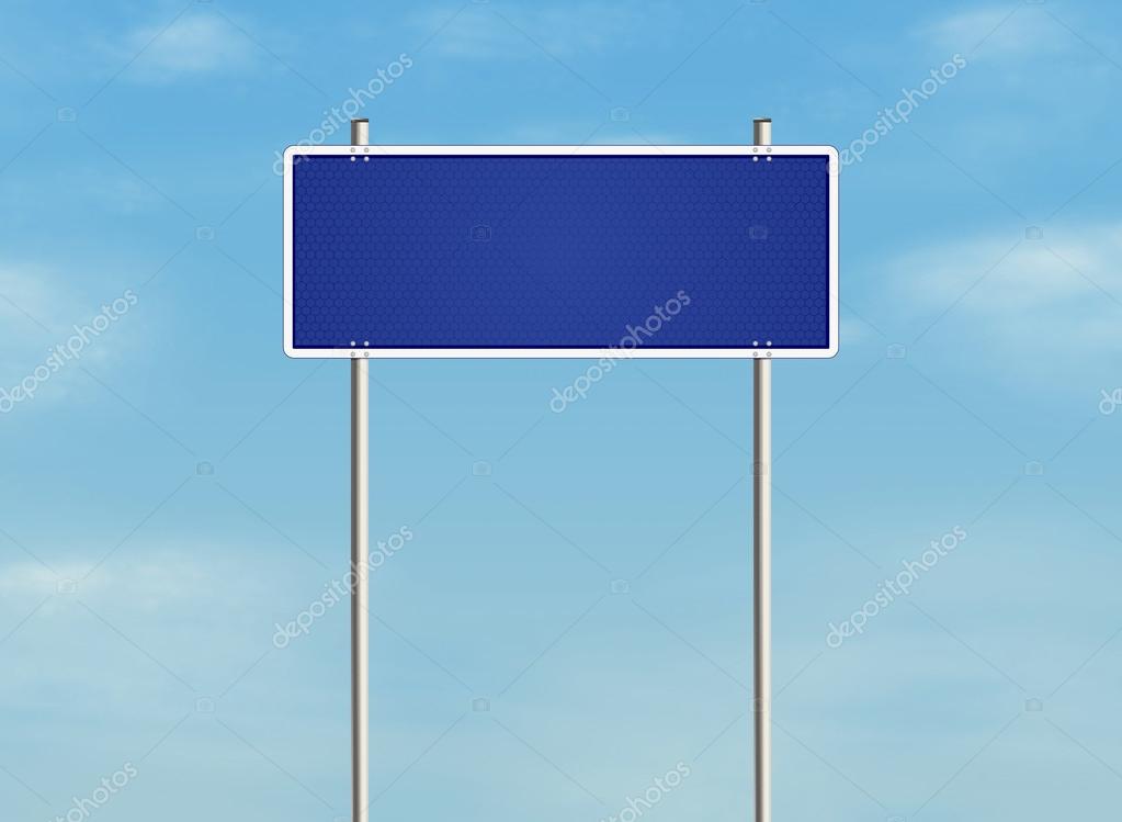 Empty road sign — Stock Photo © norsob #77307276
