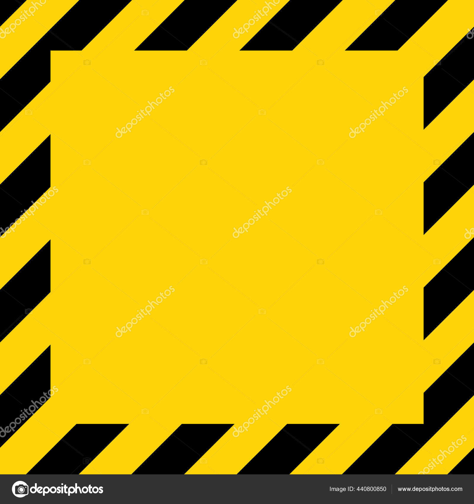 Línea Diagonal Negra Amarilla Rayas Fondo Advertencia Ilustración ...