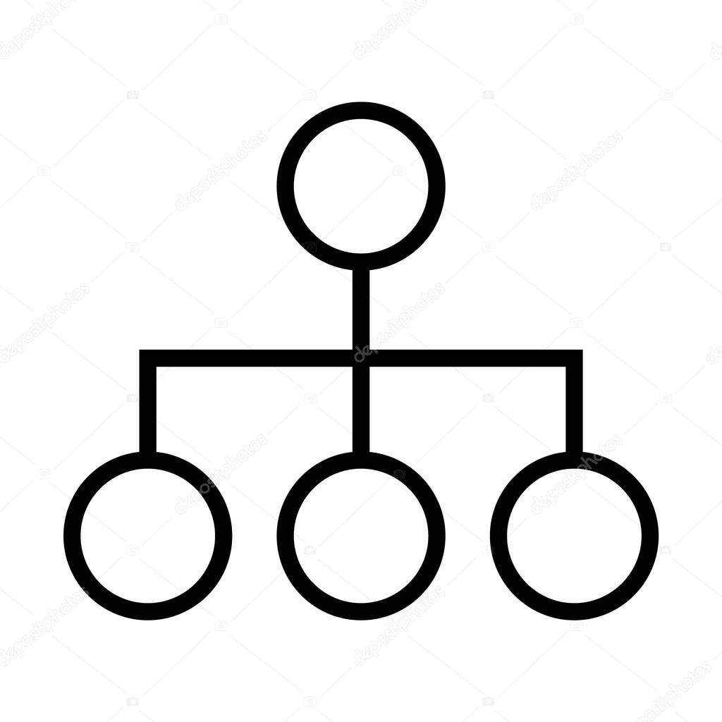 Icono de la organización, grupo de trabajo en equipo, las personas ...